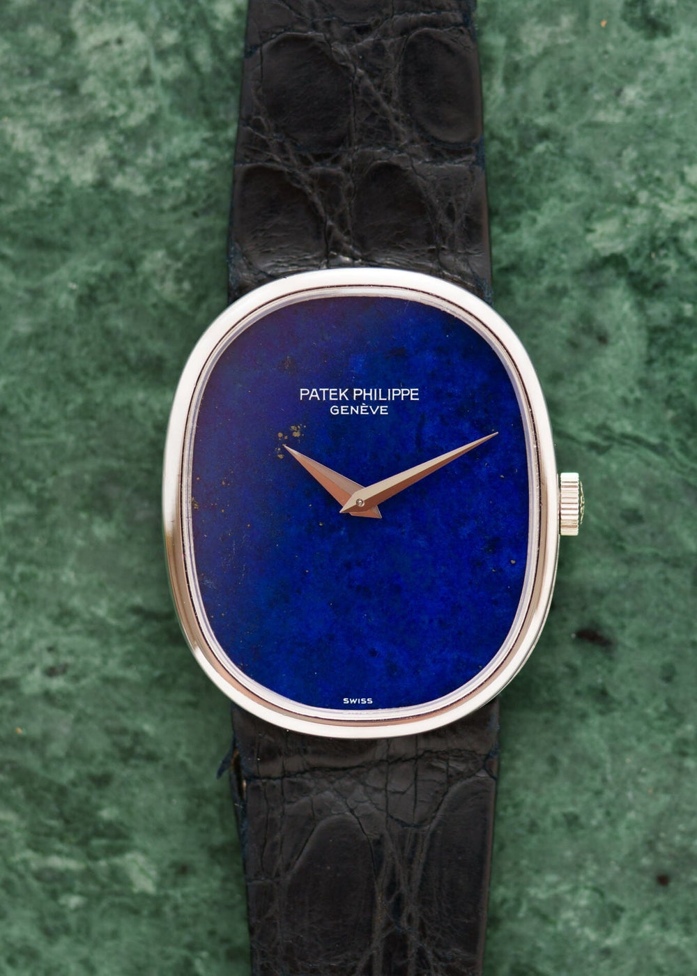 Patek Philippe Golden Ellipse 3848 WG Lapis Lazuli Dial with Extract ...