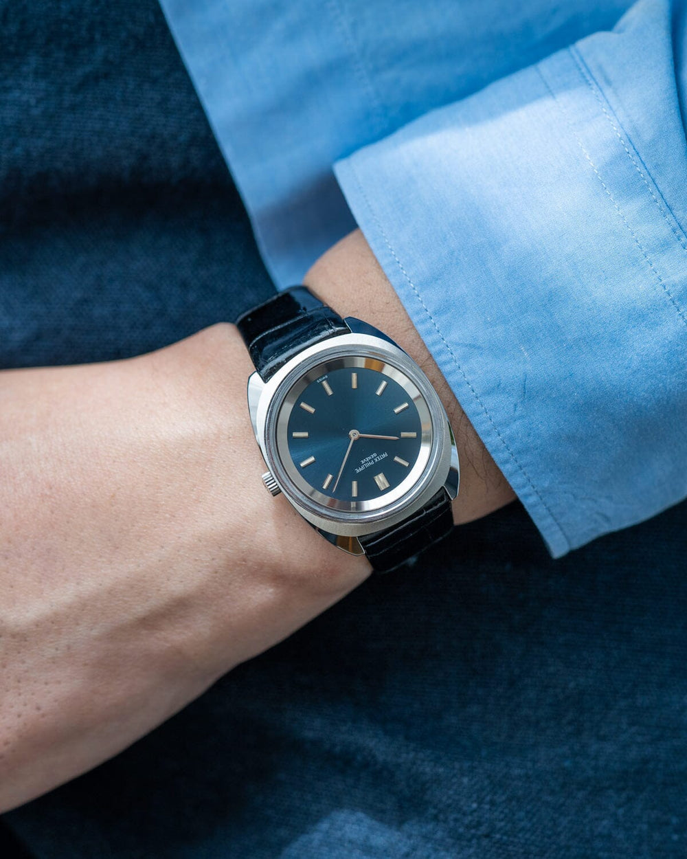 Patek Philippe カラトラバ 3579 SS ブルー アーカイブ付き | ARBITRO